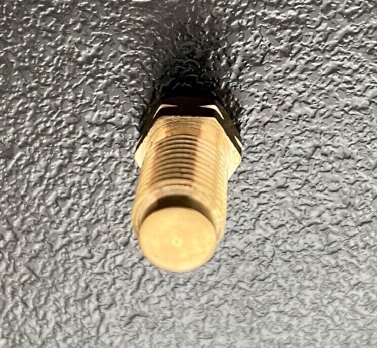 Brass M10 X 1mm Male Brake Union Blanking Plug Undrilled : 1pc : EMS ...