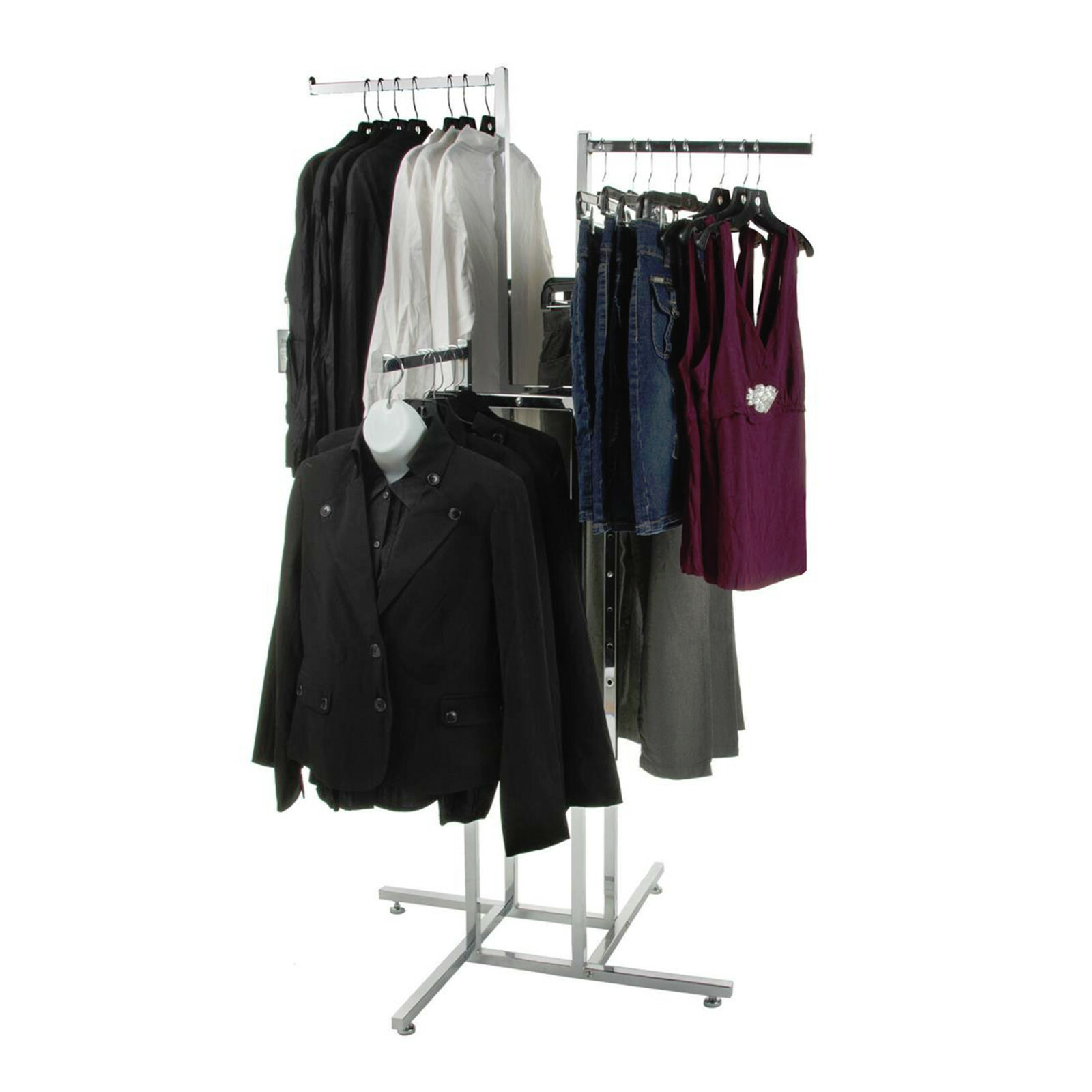 PROFESSIONAL HEAVY DUTY CLOTHING RETAIL DISPLAY STANDS GARMENT DRESS ...