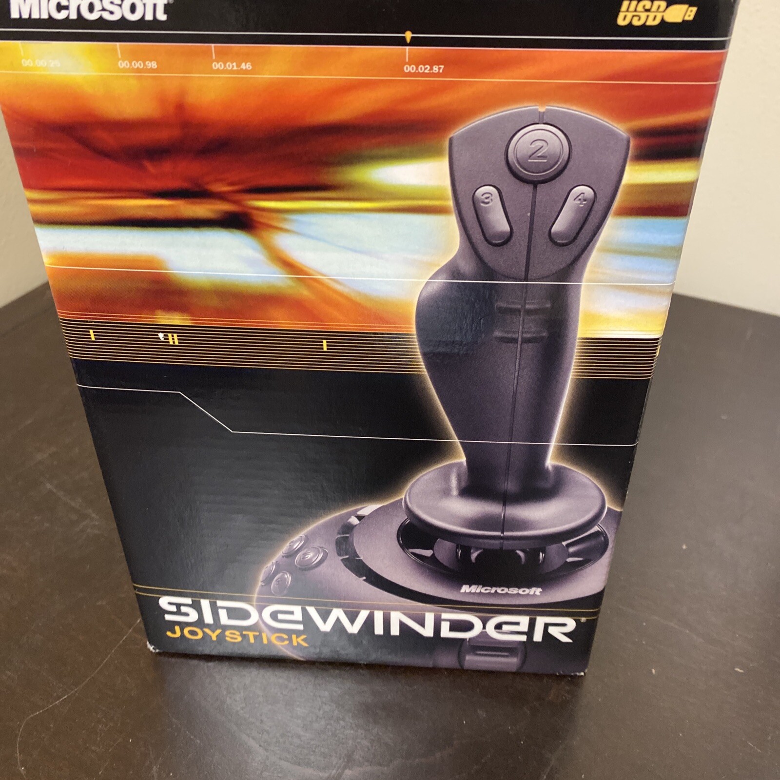 Microsoft Sidewinder 1.0 USB PC Wired Joystick New Open Box ...
