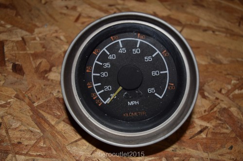 MEDALLION BOAT SPEEDOMETER GAUGE~SPEEDO~65 MPH~OUTBOARD~BLEMS~With ...