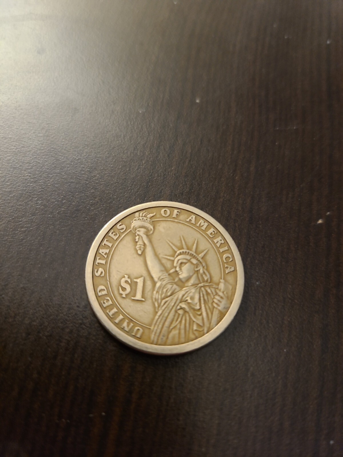 Gold George Washington 1 Dollar Coin 1789-1797 2007 P US One Dollar ...