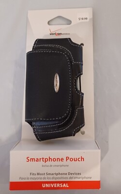 Verizon Sideways / Horizontal Leather Case Holster PDA Phone Pouch ...