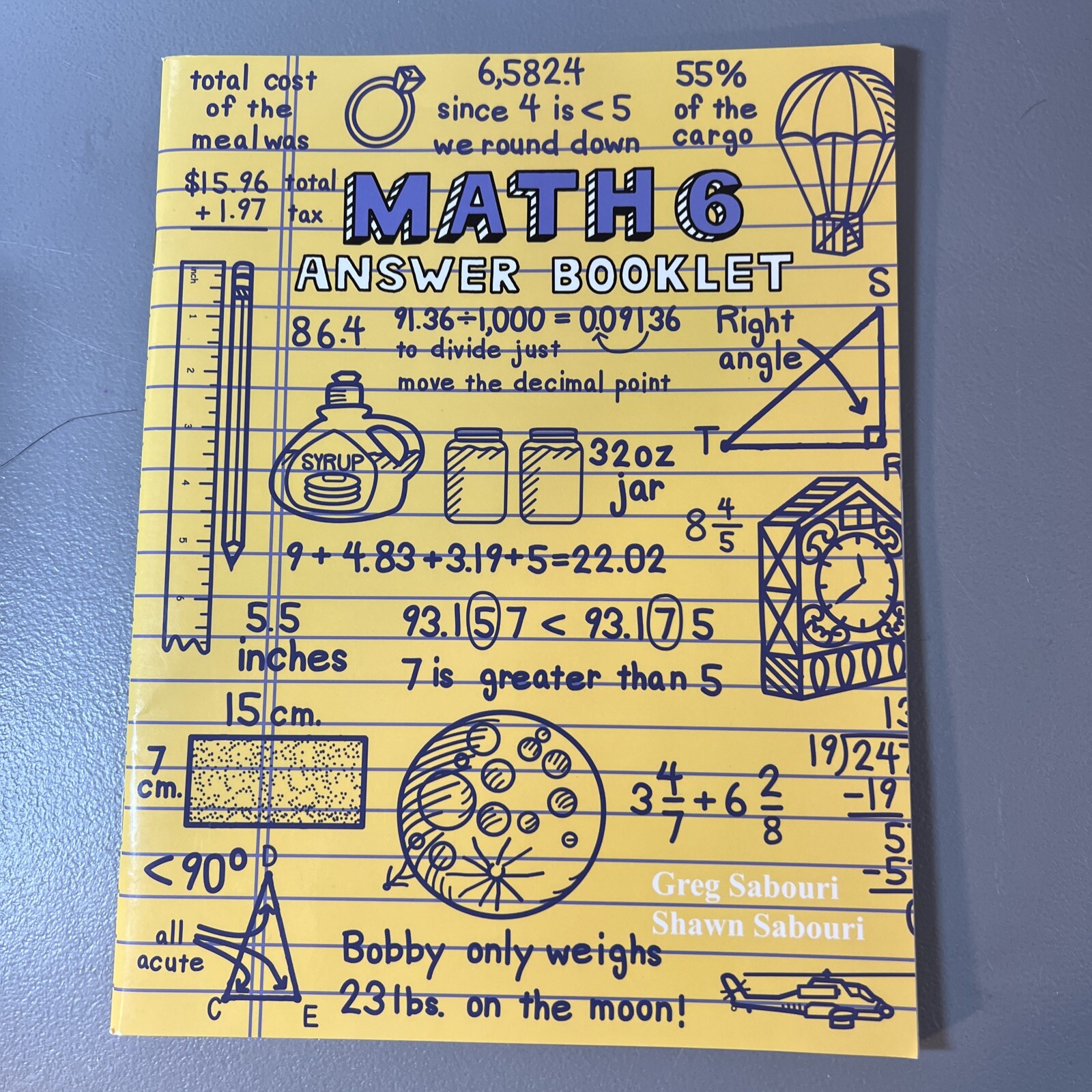 Teaching Textbooks Math 6 Answer Booklet | eBay