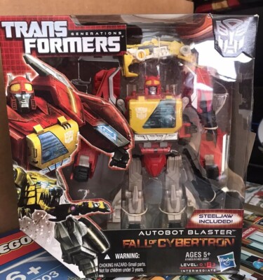 Transformers Fall Cybertron Autobot Blaster Voyager 2012 | eBay