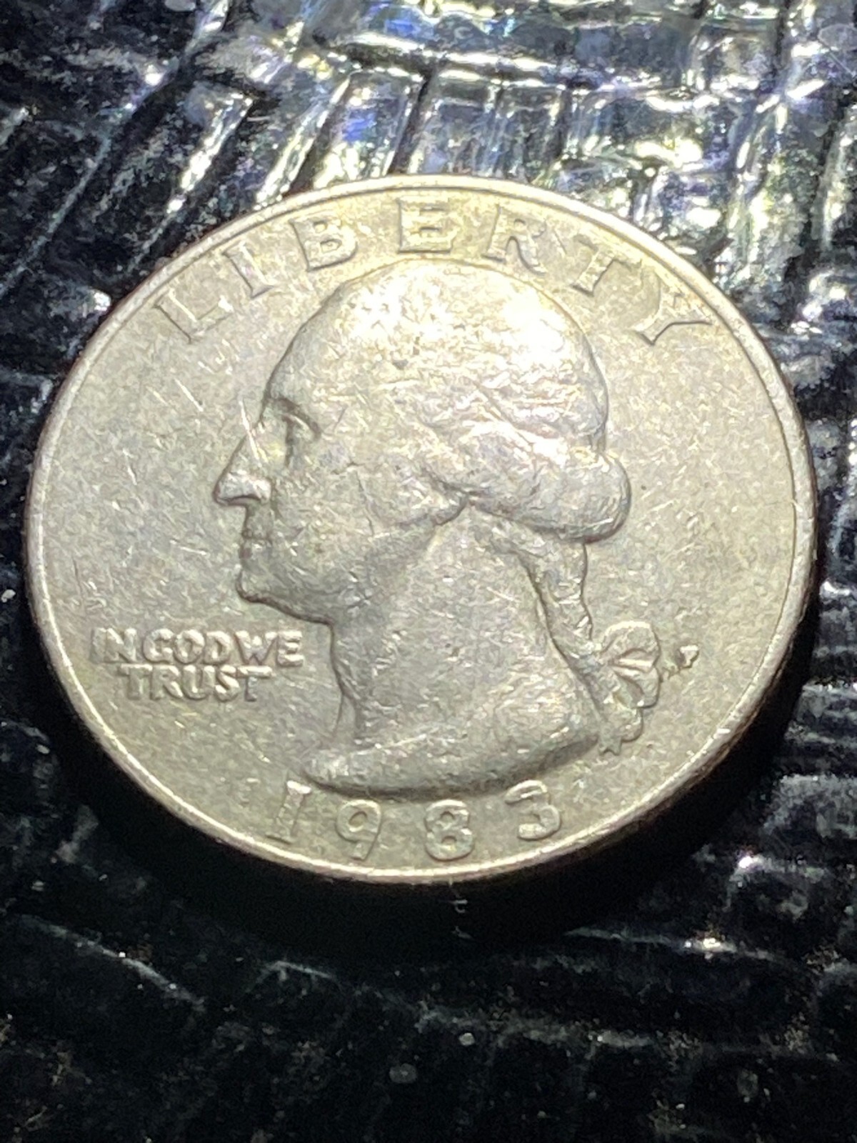 1983 P Quarter Error Filled P | eBay