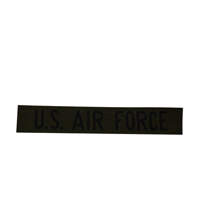US Air Force Name Tag Embroidered Sew On Patch - Subdued 33-J | eBay