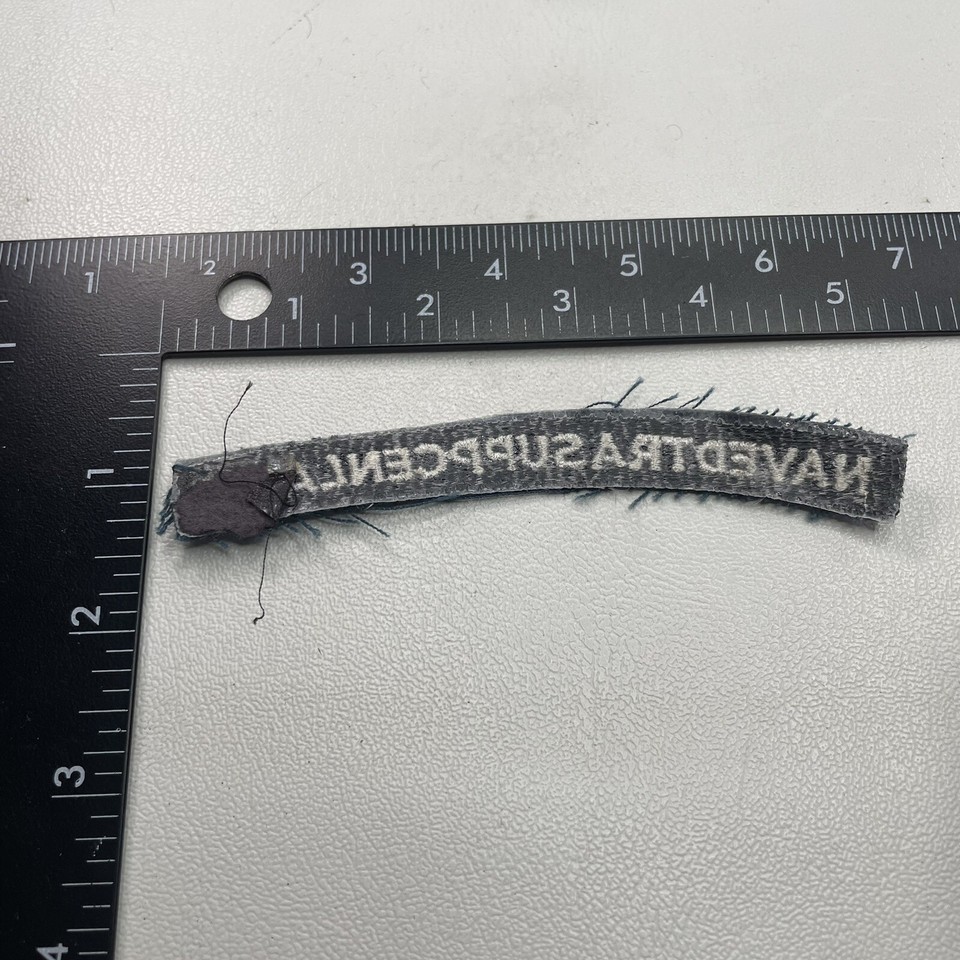 Navy Tab Patch NAVEDTRASUPPCENLANT (Rocker, UIM) Naval Education ...