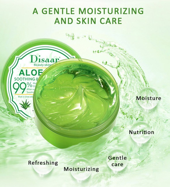 Disaar Beauty Skin Care Aloe Vera Soothing and Moisturizing GEL 99 for ...