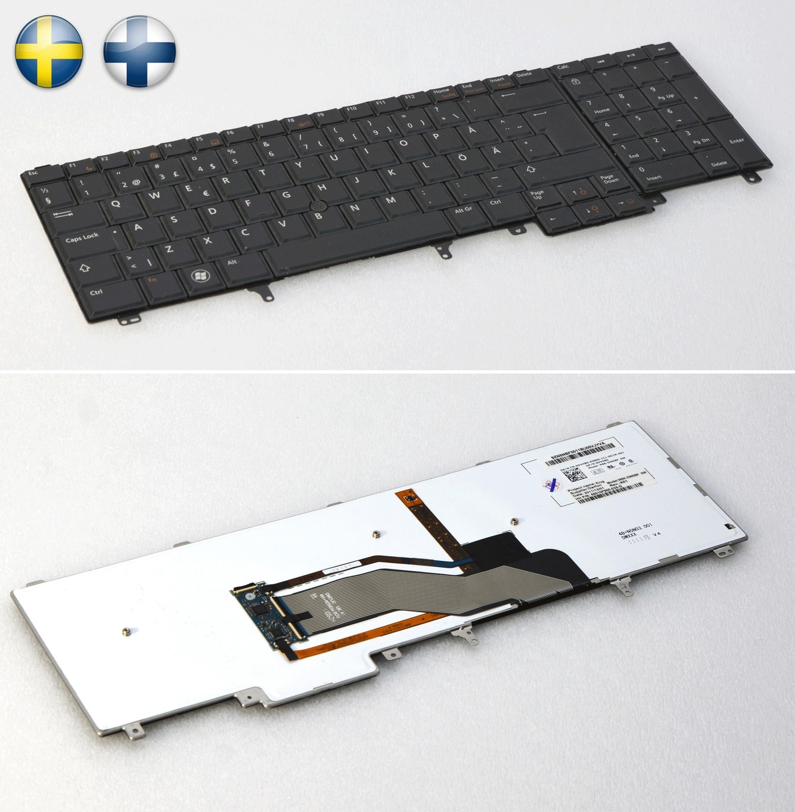 Dell Latitude E6420 UK Keyboard With Trackpoint 52px4 052PX4 for sale ...