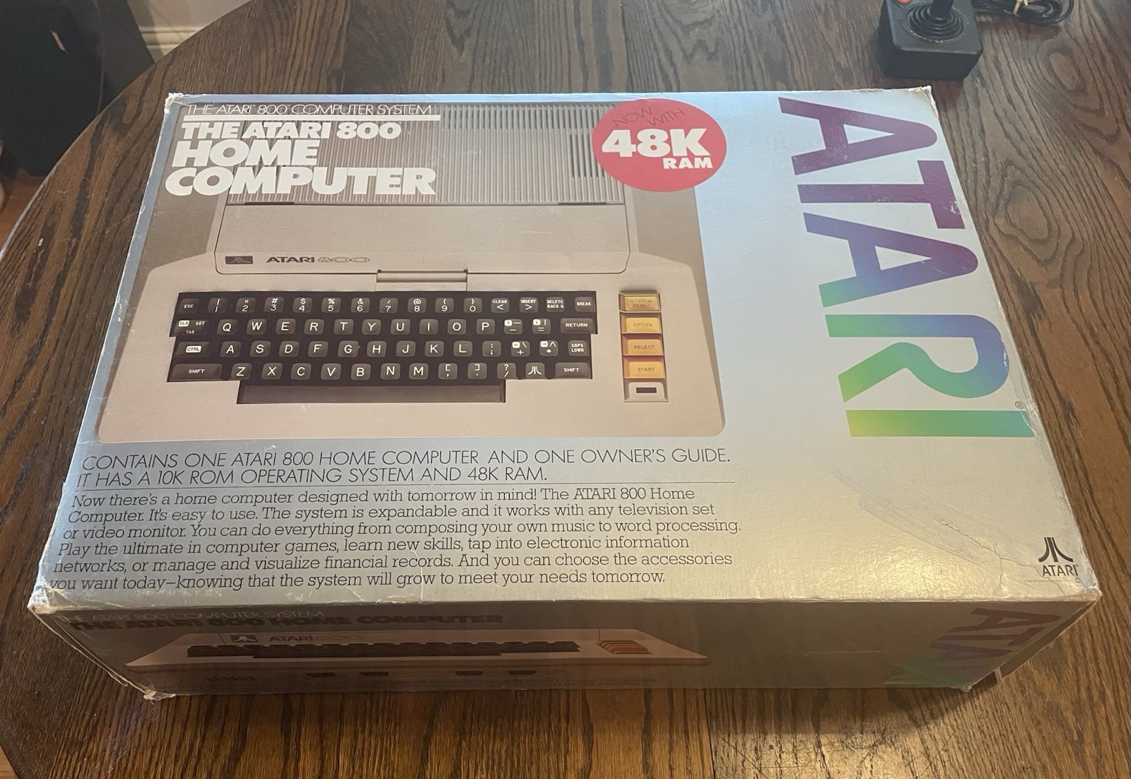 ATARI 800 COMPUTER System - 48k RAM - NEW OPEN BOX SYSTEM W/ 4 Games ...