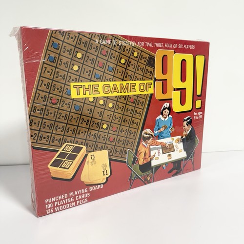 Vintage The Game of 99 Family Board Game Wooden Pegs by Saalfield New ...