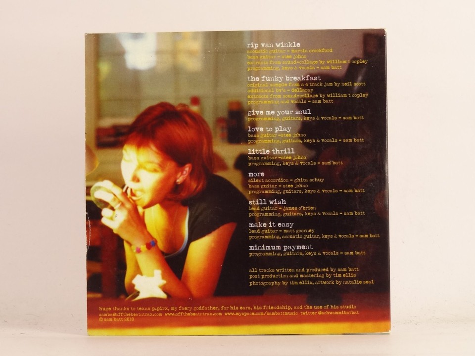 SAM BATT MORE (541) 9 Track Promotional CD Album plus Card Sleeve | eBay