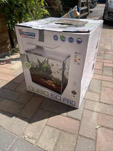 Superfish Qubiq 60 Pro Aquarium, 60 Litre Fish Tank | eBay UK