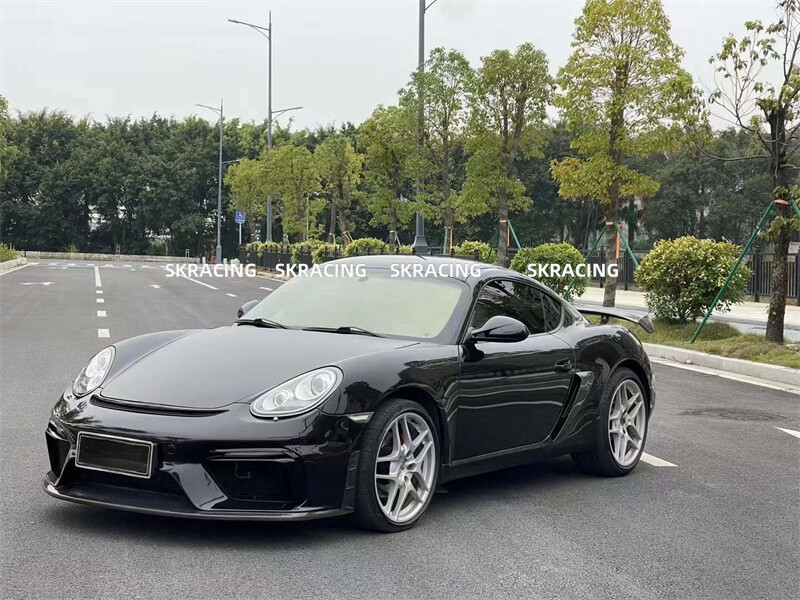 For Porsche 718 987 Boxster Cayman Upgrades GT4 Style Front Rear Bumper ...