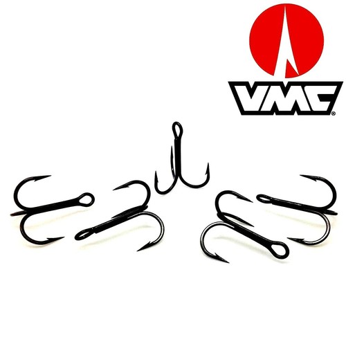 VMC Treble Hooks 8540 Black Nickel Sizes 1/0-12 Rapala Lures Tube Fly Pike Sea. | eBay