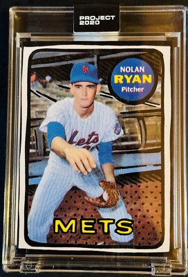 Topps Project 2020 Nolan Ryan #87 New York Mets Art Card Joshua Vides ...