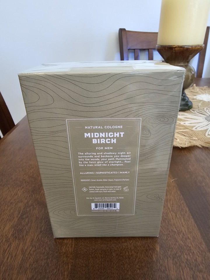 Dr. Squatch Midnight Birch Cologne 863765000049 | eBay