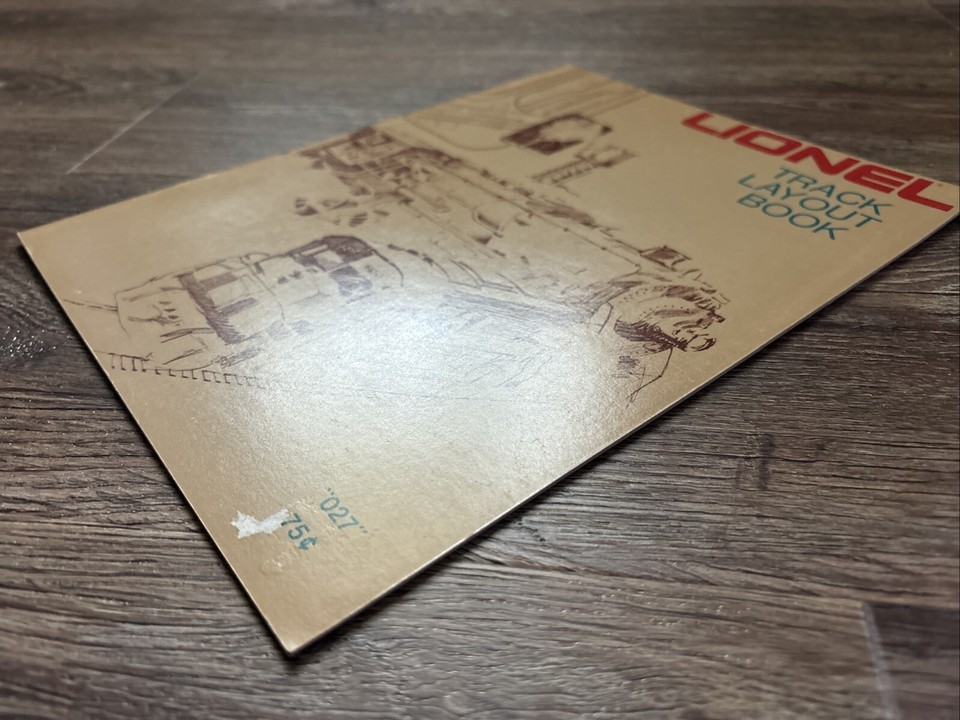 Vintage 1975 Lionel Trains Track Layout Book 027 Model Railroading ...