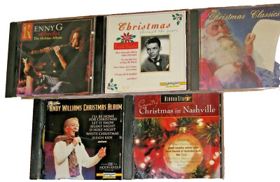 LOT 5 CD Eclectic CHRISTMAS Music Sinatra Andy Williams Kenny G Country ...
