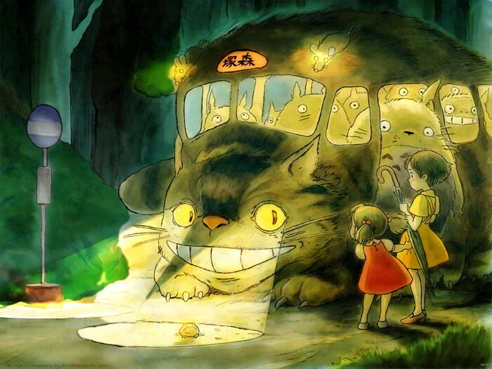 My Neighbor Totoro Wallpaper Cat Bus