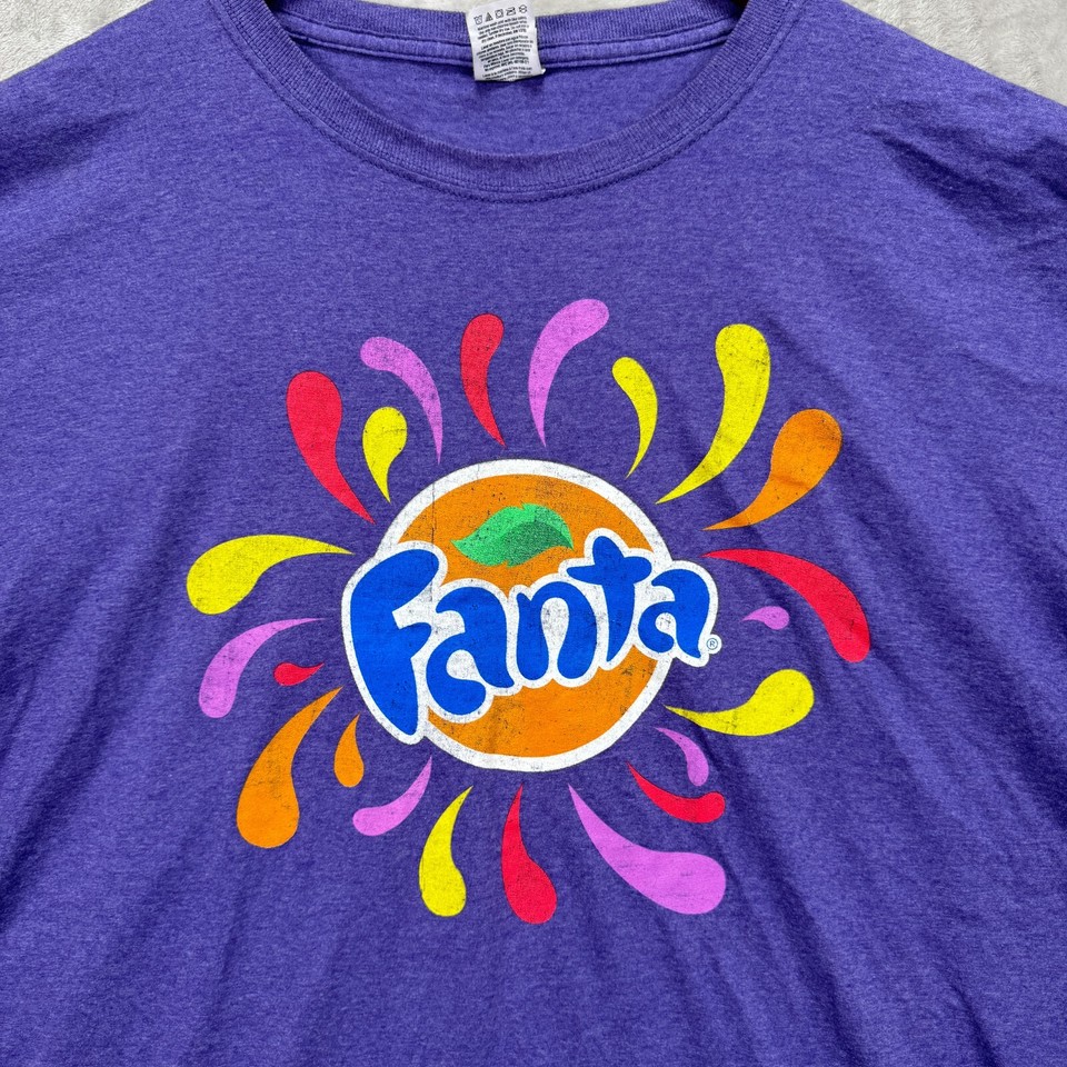 Fanta Splash Purple Heather Soda Pop Drink Soft Tee T Shirt Adult 2XL ...