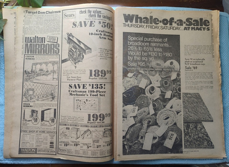 New York Daily News Jersey 9 January 1975 Joseph Kallinger Maria ...