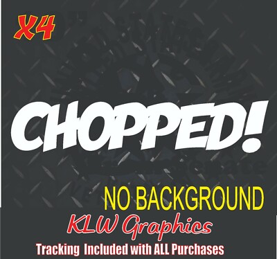 Chopped Decal Sticker Duramax Diesel Truck 6.6L Crew Cab Soot JDM Car ...