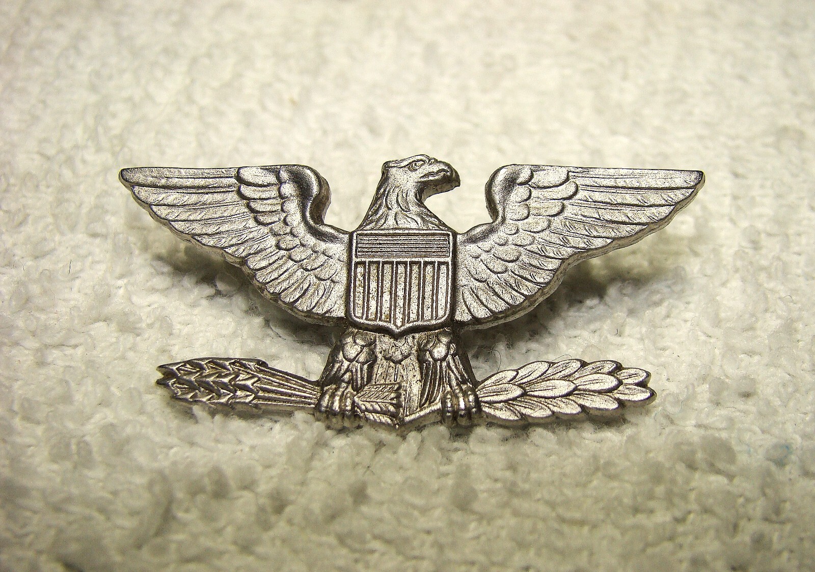 Vintage US Military Colonel Rank Insignia NS Meyers Sterling Silver | eBay