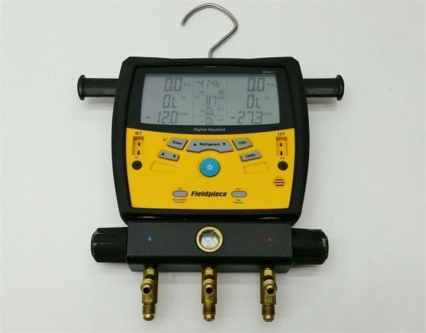 Fieldpiece SMAN340 Three-port Digital Manifold With Clamps for sale ...