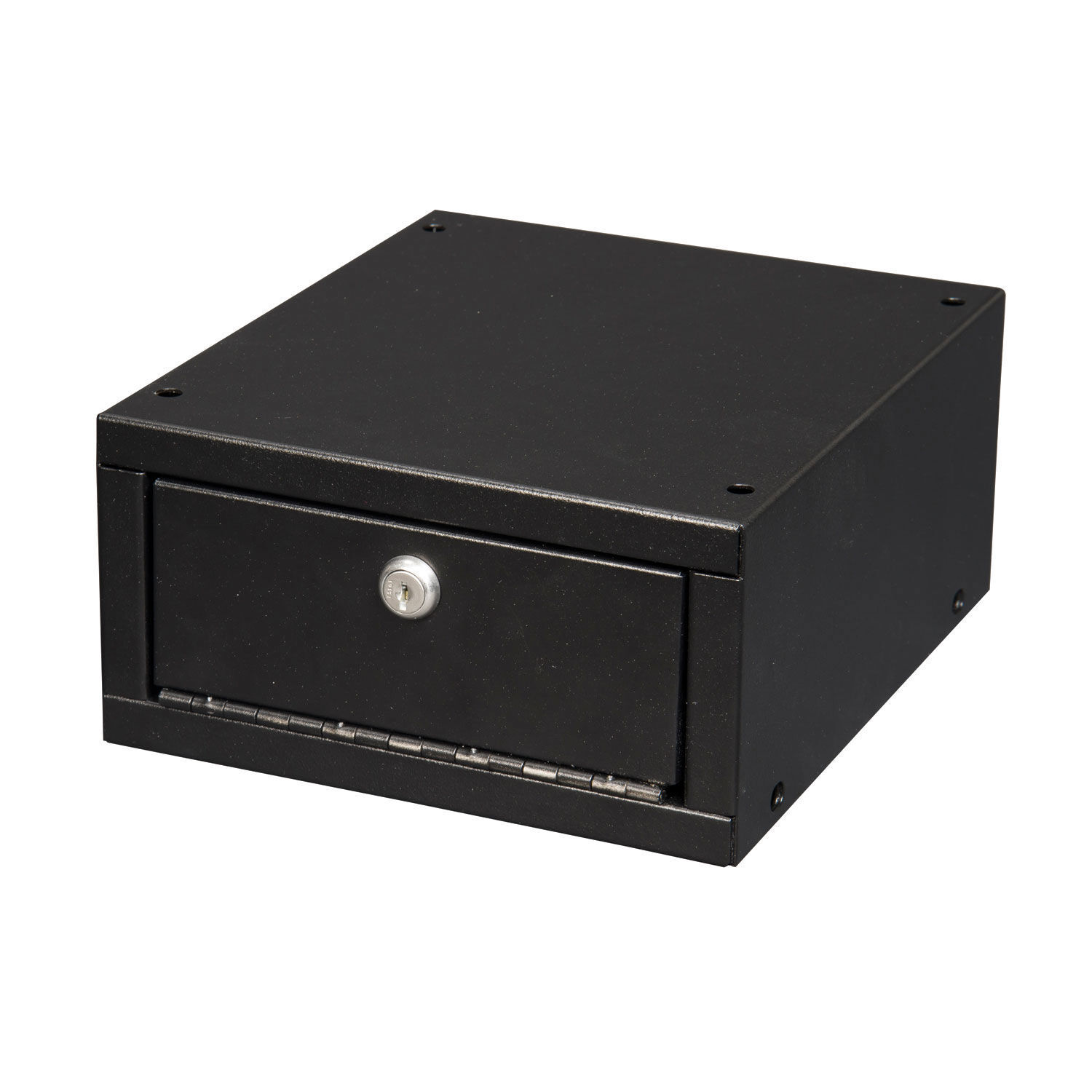 Datum Argos Pistol Safe 9-1/2"W x 11"D x 5"H 2 Pistol Cap. Hasp Lock ...