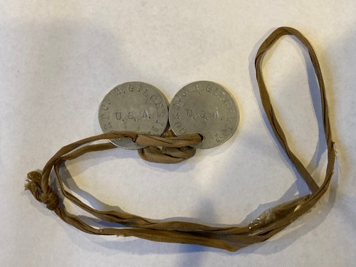 WWI WW1 US Dog Tag - Gordon Gilchrist 55th Ammunition Train, CAC | eBay