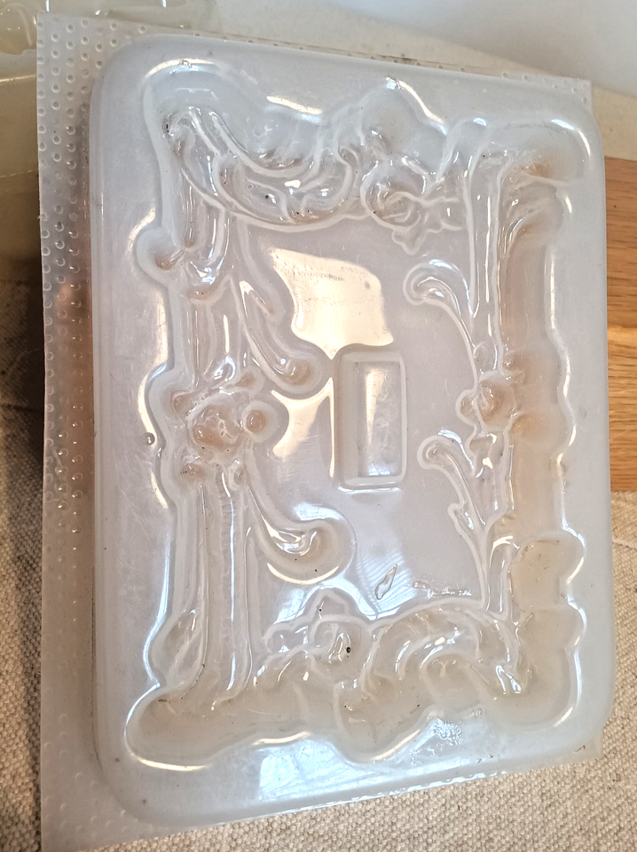 Plastic Light Switch Cover Mold Retro Chalkware Plaster Resin Wall ...