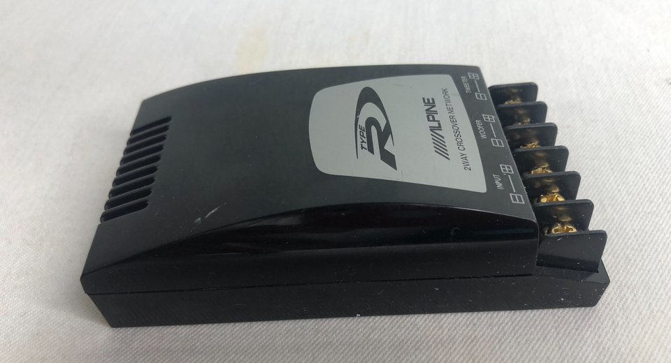 Alpine Type R 2-Way Car Audio Crossover for Components Mid & Tweeters ...