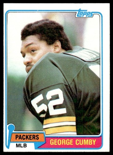 1981 Topps George Cumby Rookie Green Bay Packers #228 | eBay