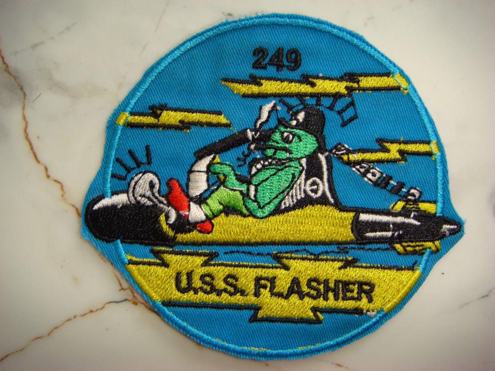 US NAVY USS FLASHER SS-249 GATO CLASS SUBMARINE SHIP PATCH | eBay