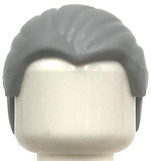 Lego New Light Bluish Gray Minifigure Hair Combed Front to Rear Part | eBay