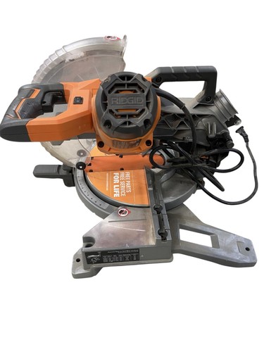 RIDGID Miter Saw R4113 10" Dual Bevel Compound Miter Saw (READ ...