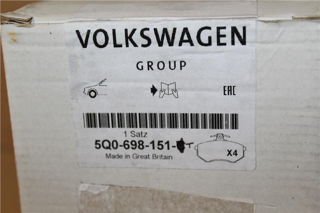 Set Front Brake Pads With Wear Indicators VW Golf MK7 MK8 5Q0698151T ...