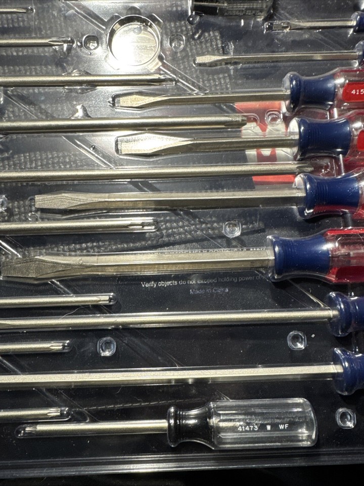 Sears Craftsman USA Nos Huge 24pc Screwdriver Set 47155 Rare Flat ...