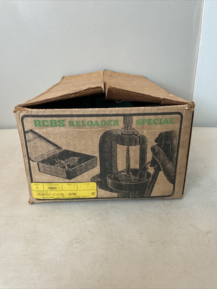 RCBS JR3 Single Stage Reloading Press Part No. 14871 Special .30/06 W ...