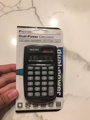Sentry CAL- CA338 Dual power Calculator | eBay