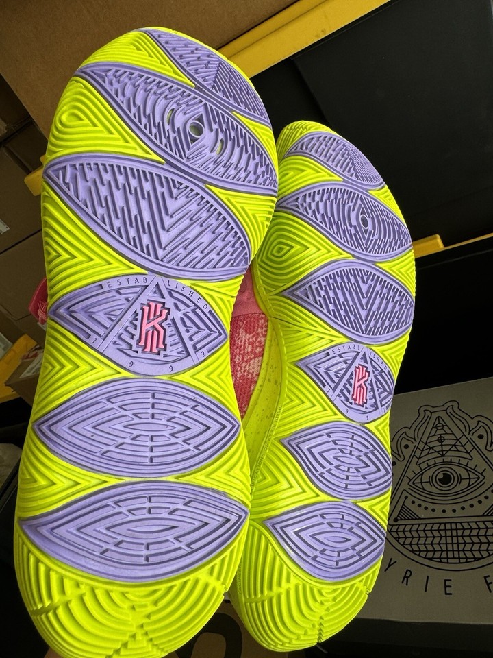 NIKE KYRIE 5 SBSP SPONGEBOB PATRICK MEN’S CJ6951 600 SIZE 9 BRAND NEW ...