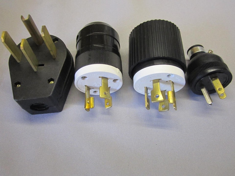 4X NEW 110V, 220V, wall plug, Twist Lock, Electrical Power Plug ...