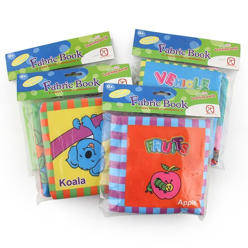 Educational Baby Toy Cloth Book With Sound Paper For Curiosity ...