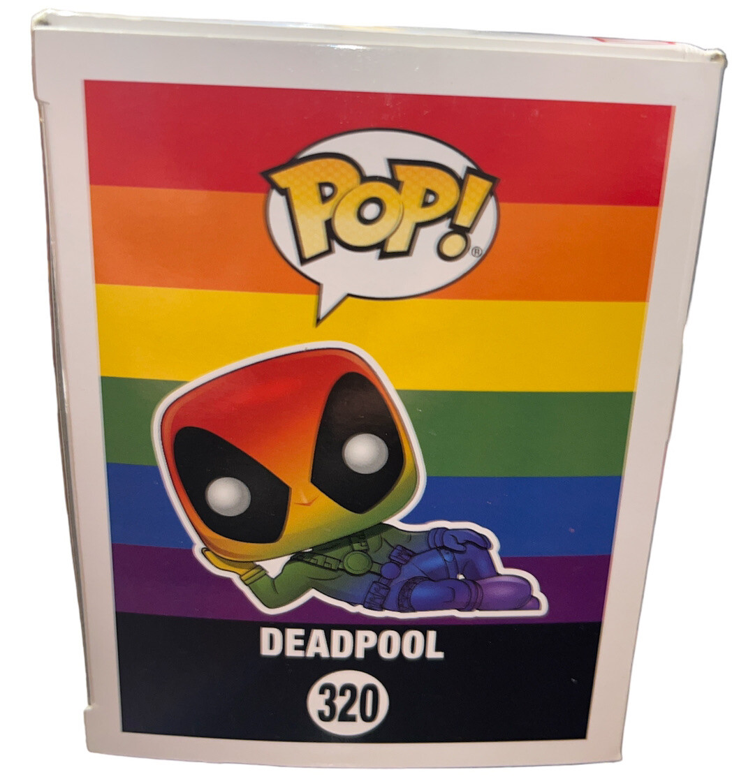 Funko+Pop%21+Vinyl%3A+Marvel+-+Deadpool+%28Rainbow%29+%23320 for sale ...