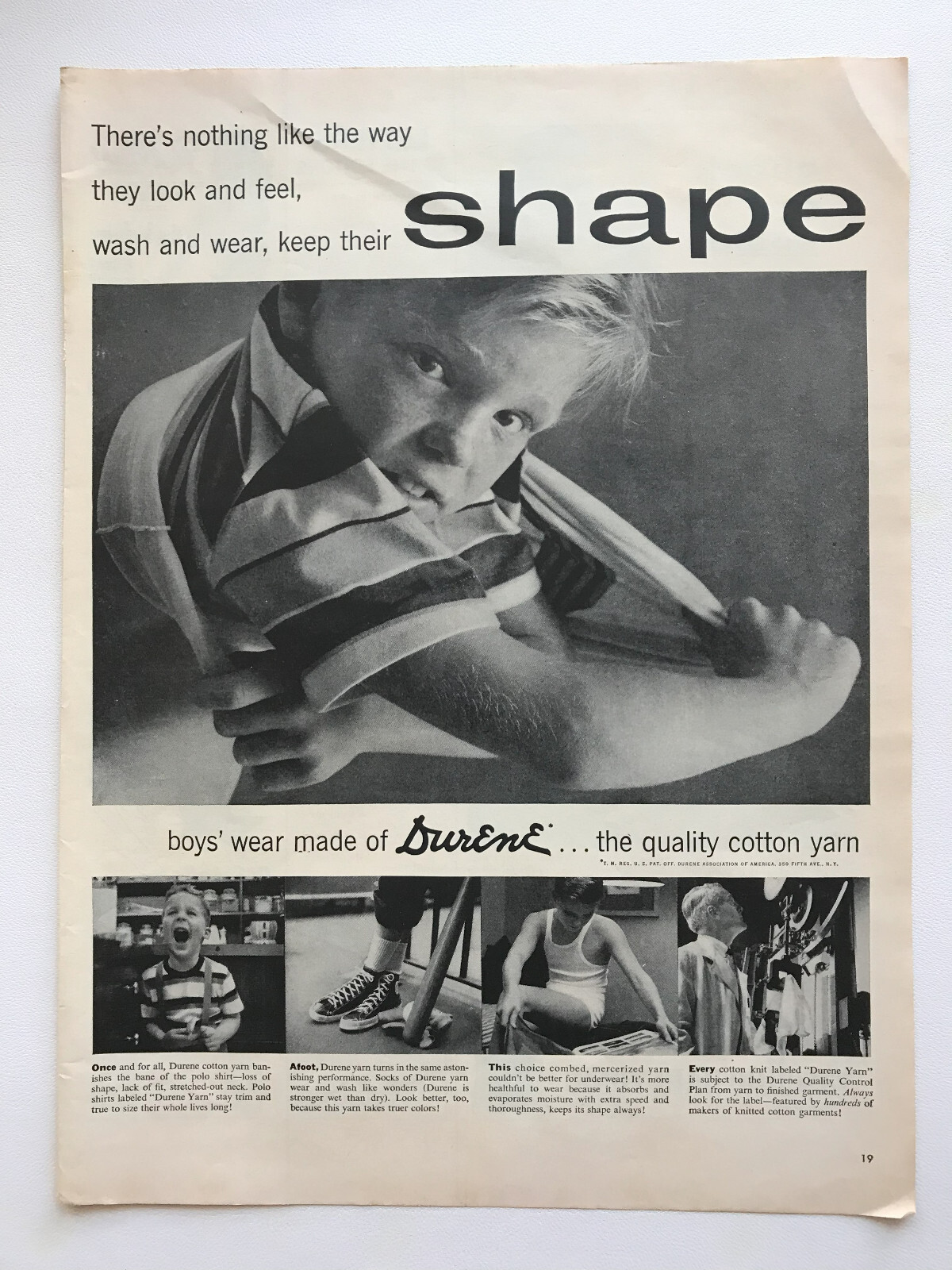 1953 Durene Quality Yarn, Vaseline Hair Tonic, Dr. Scholl's Vintage ...