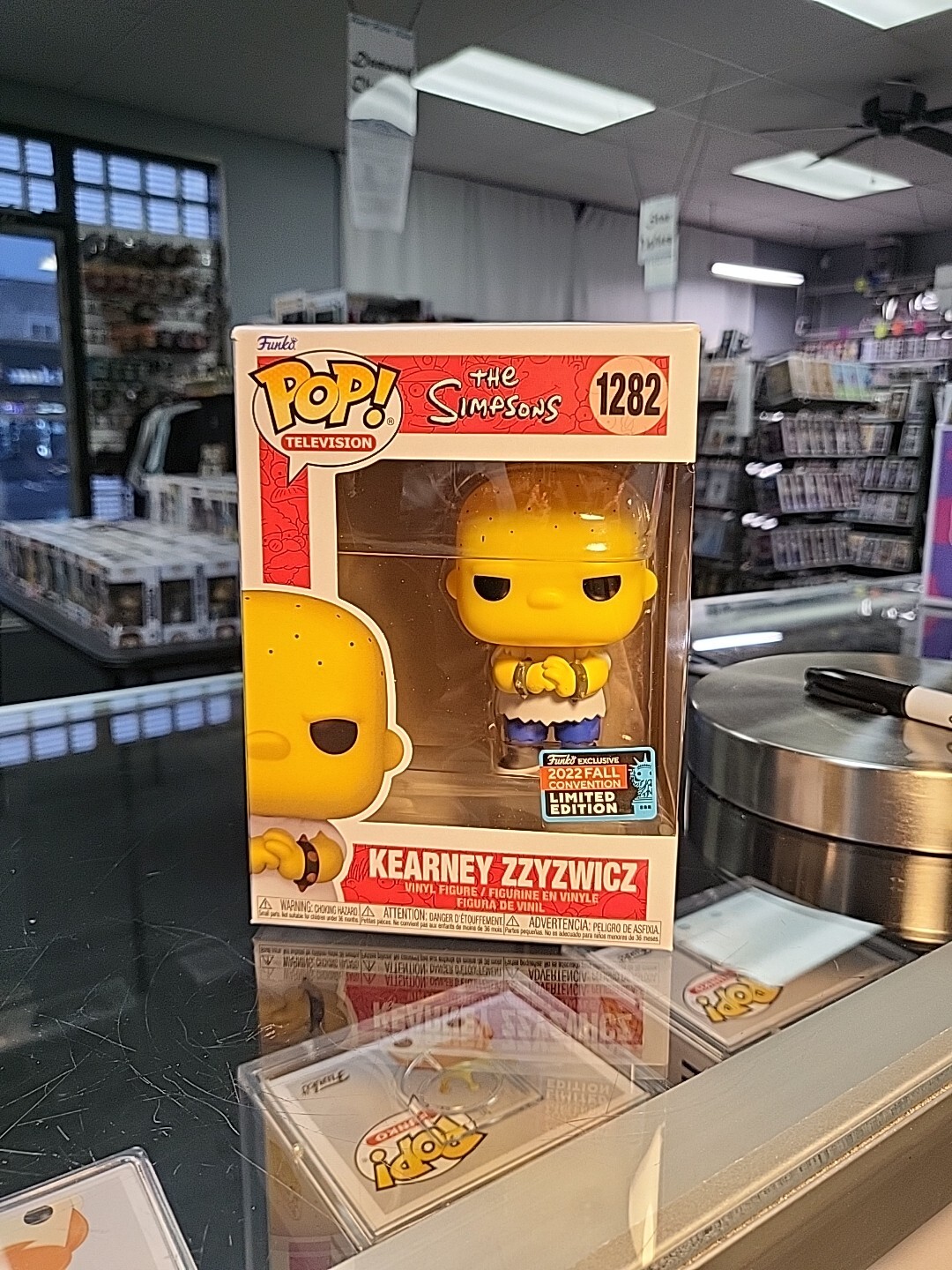 Funko Pop! Vinyl: The Simpsons - Kearney Zzyzwicz Exclusive #1282 W ...