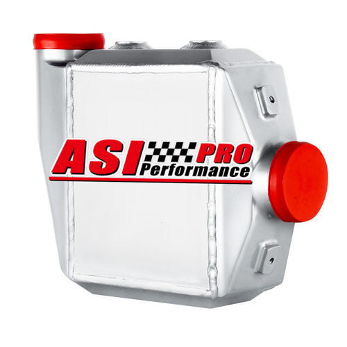 ASI Universal Aluminum Liquid Water to Air Intercooler 3.5inch Inlet ...