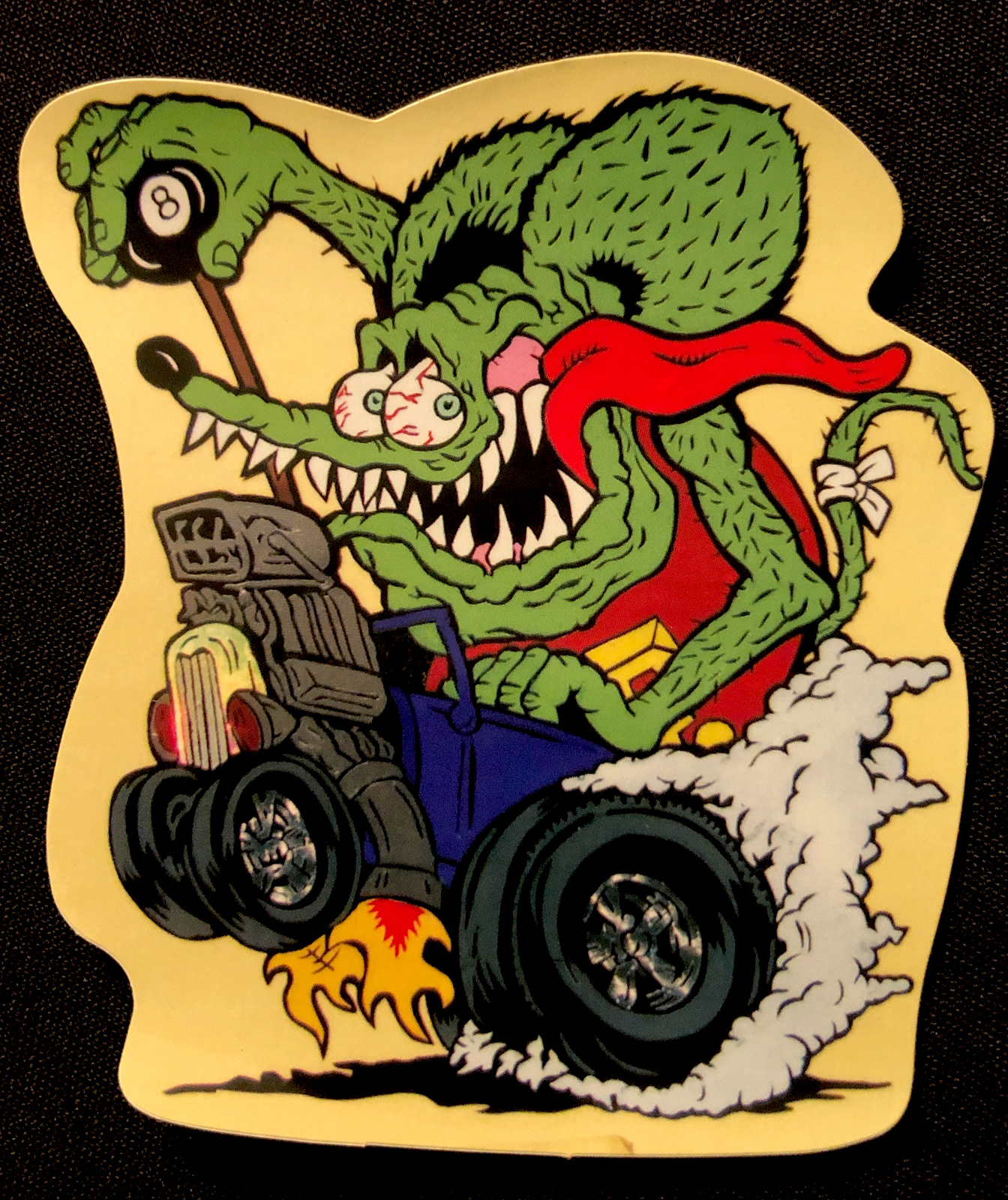 RAT FINK STICKER “ PURPLE TUB” 3 1/2“ X 3 1/2“ UV GLOSSY. | eBay