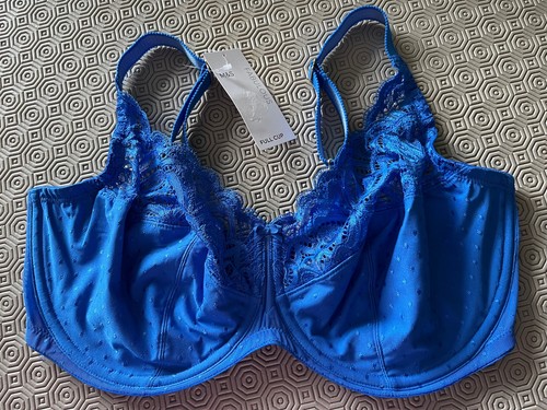 M&S FABULOUS FULL CUP BRA SIZE 40H BLUE BNWT | eBay UK